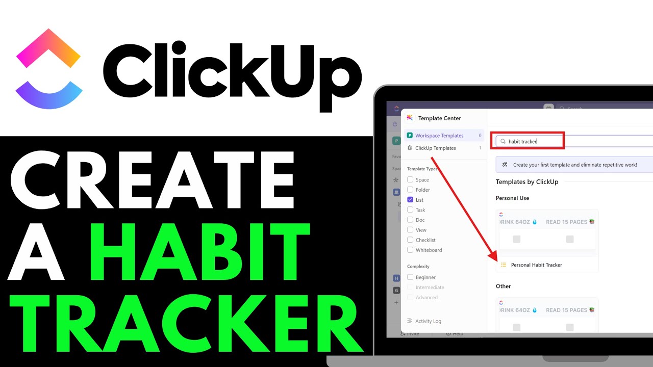 How to Create a Habit Tracker with Clickup 2025 (Beginner Guide) - YouTube