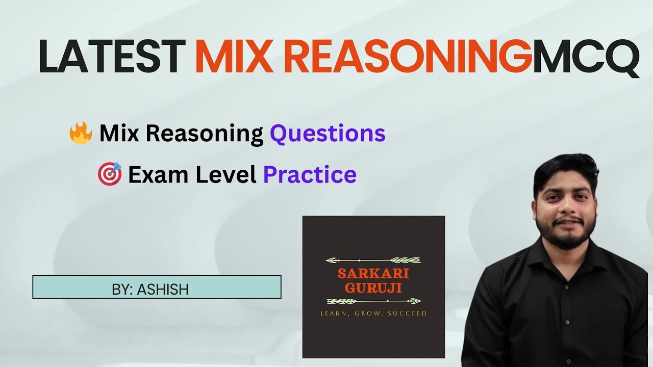 Mix Reasoning Questions | Exam Level Tricks | 1 Question आपके लिए | SSC ...