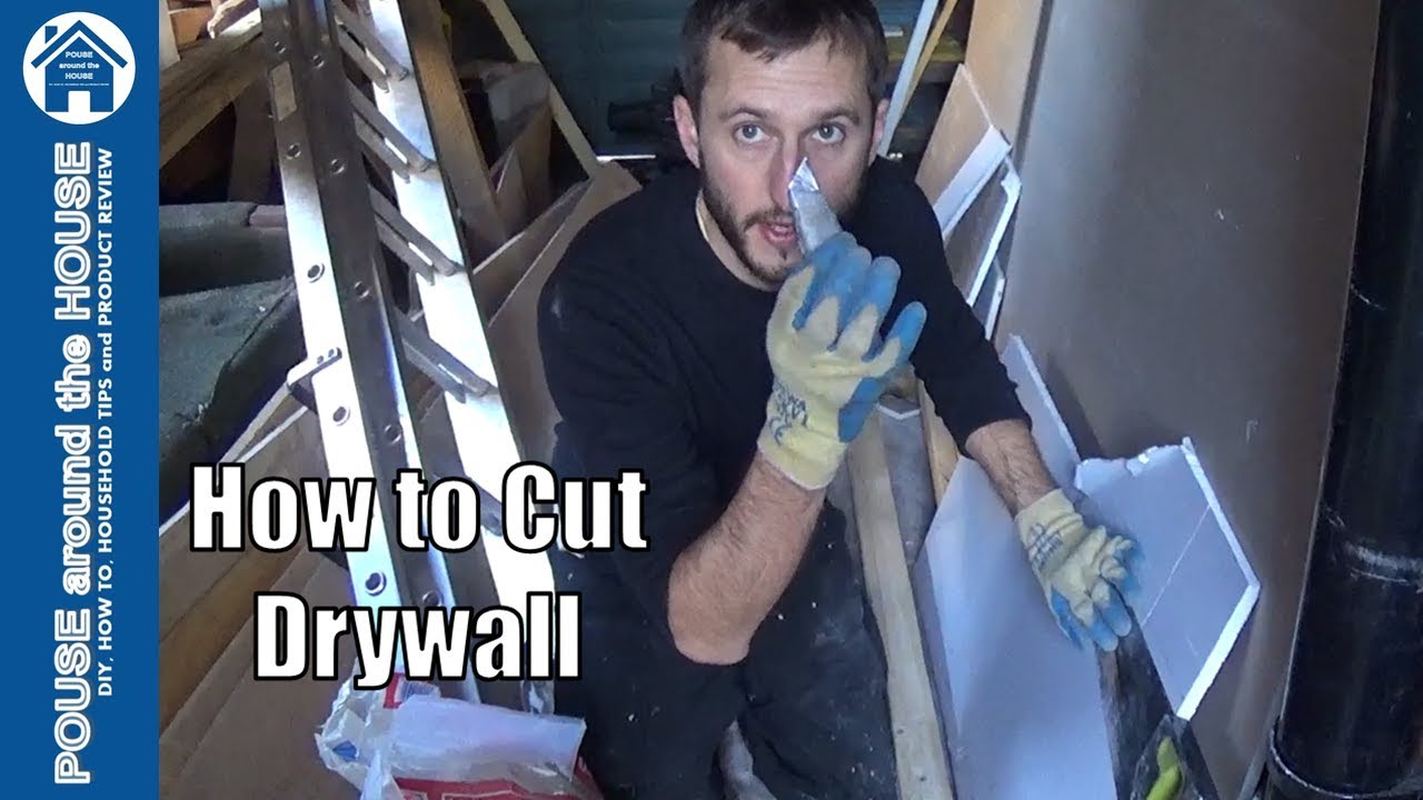 How to cut plasterboard/Drywall. Cutting plasterboard made easy for the ...