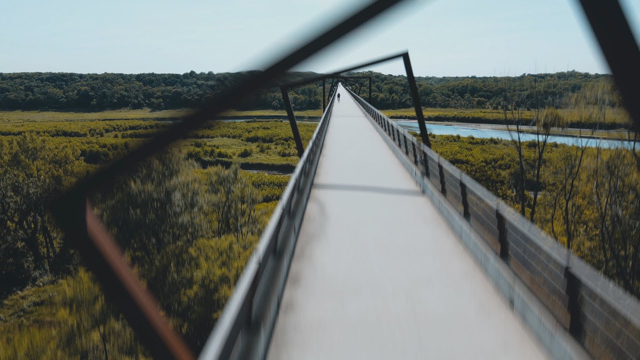 High Trestle Trail Bridge Iowa - YouTube