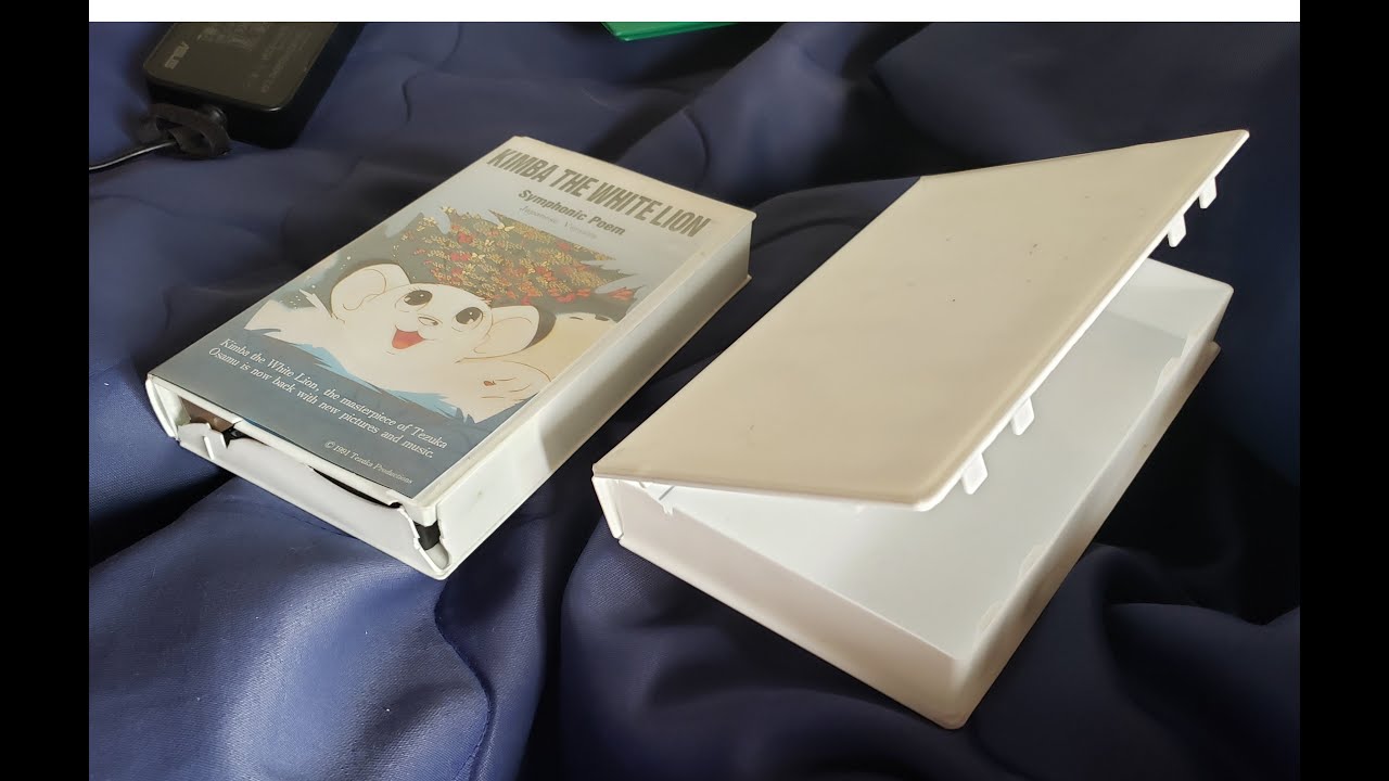 Replacing broken VHS case without losing the cover - YouTube