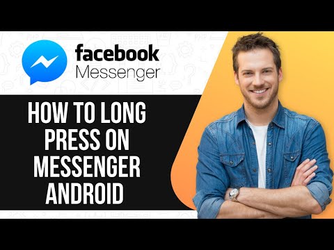 How To Long Press on Messenger Android - YouTube
