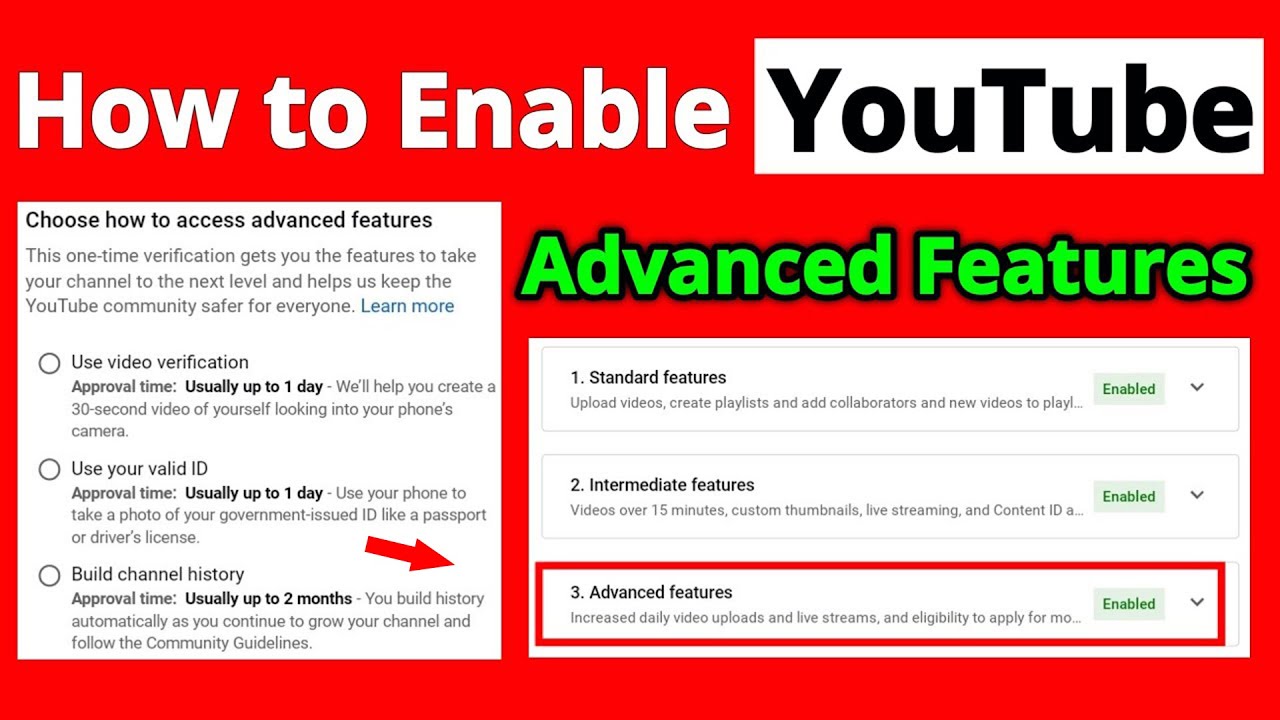 Youtube Monetization Big Update 2024 |How to Solve Youtube Channel Advanced Features Enabled ...