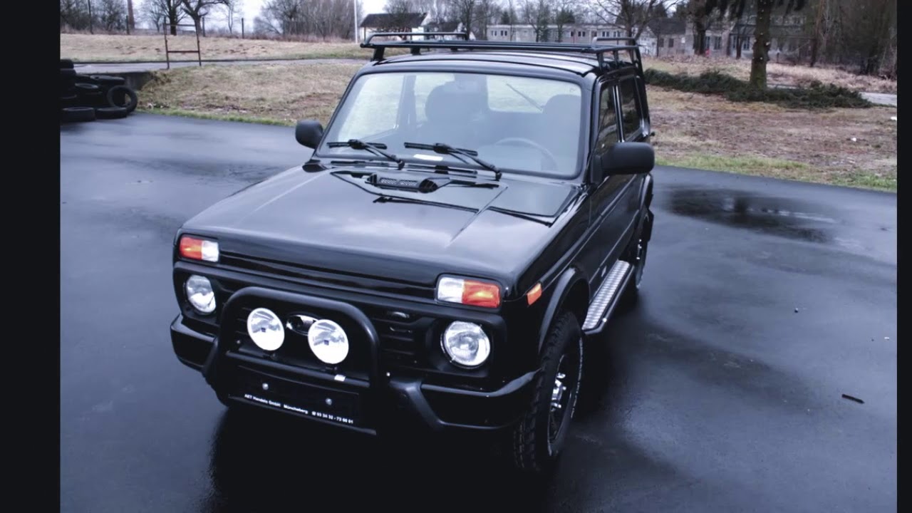 LADA URBAN 4X4 BLACK STYLING TUNING - YouTube