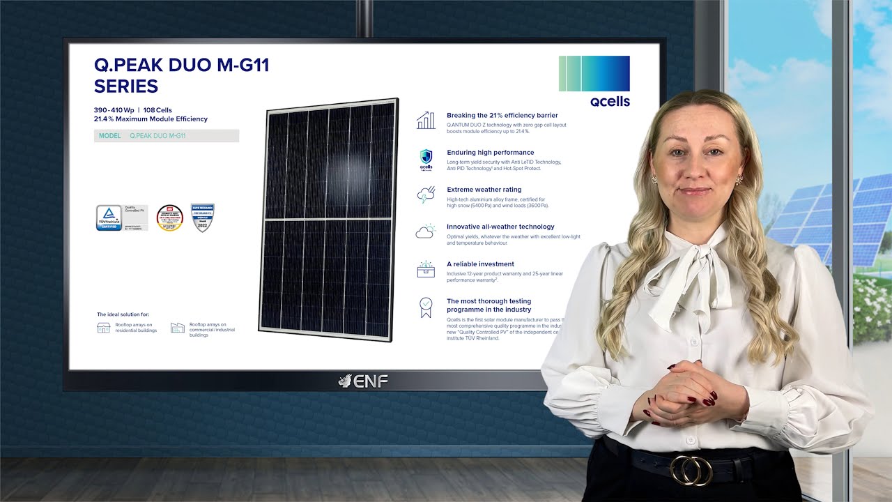 7SUN - Q Cells Q.peak Duo M-G11 Solar Module Series - YouTube