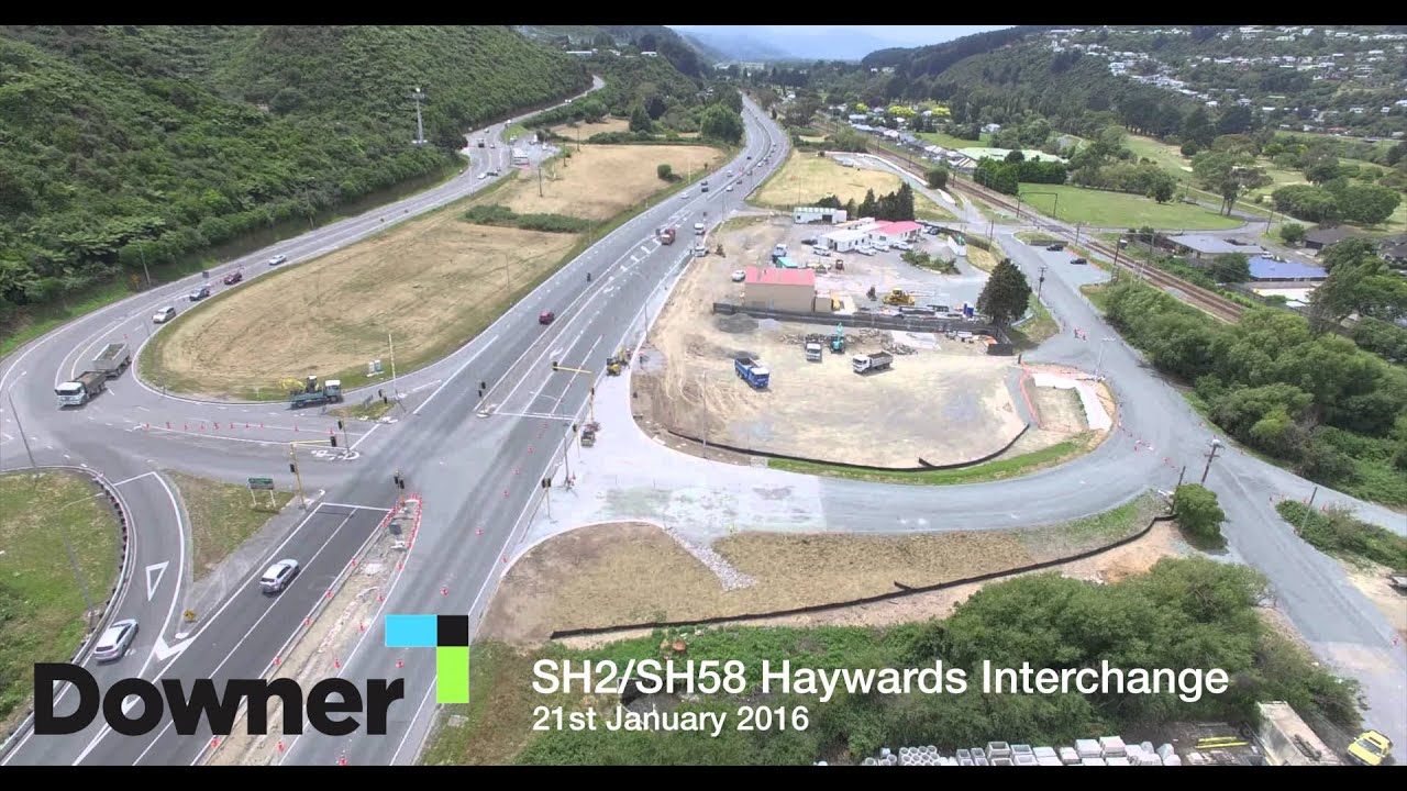 SH2/SH58 Interchange - Jan 2016 Update - YouTube