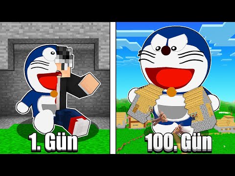 TOMBİŞ OLARAK 100 GÜN HAYATTA KALMAK 😱 - Minecraft