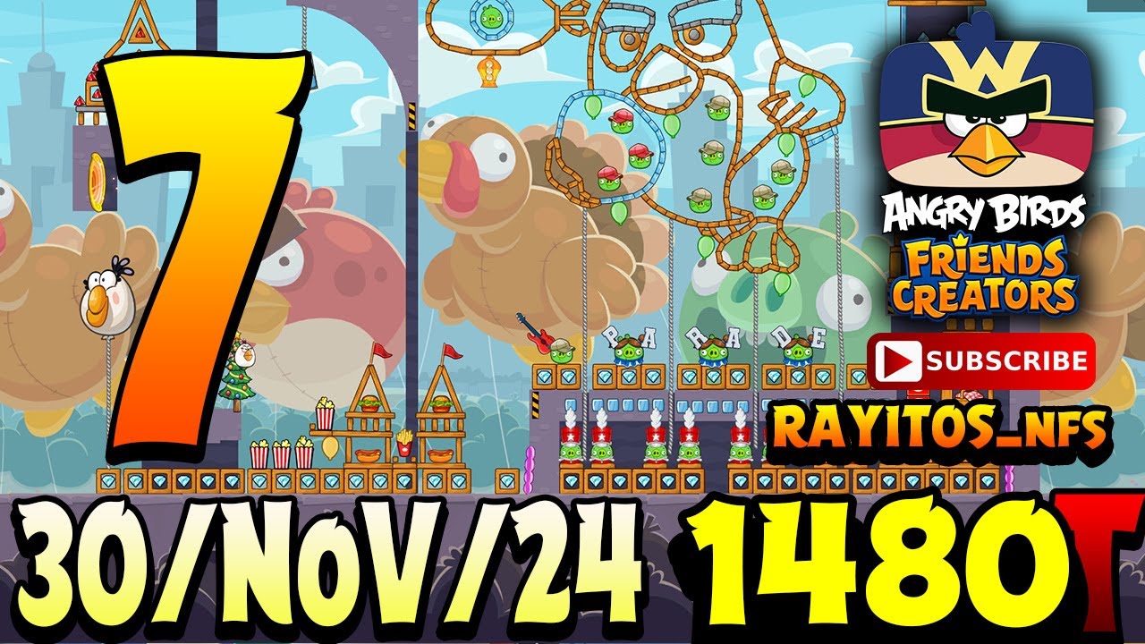 Angry Birds Friends Level 7 Tournament 1480 Highscore POWER-UP ...