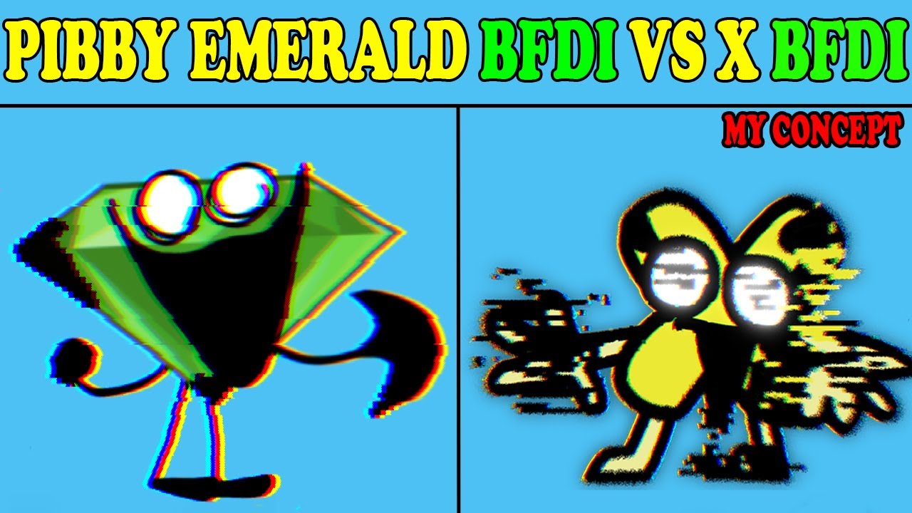 Friday Night Funkin' VS EMERALD BFDI VS X BFDI 2.0 | BFDI Object ...