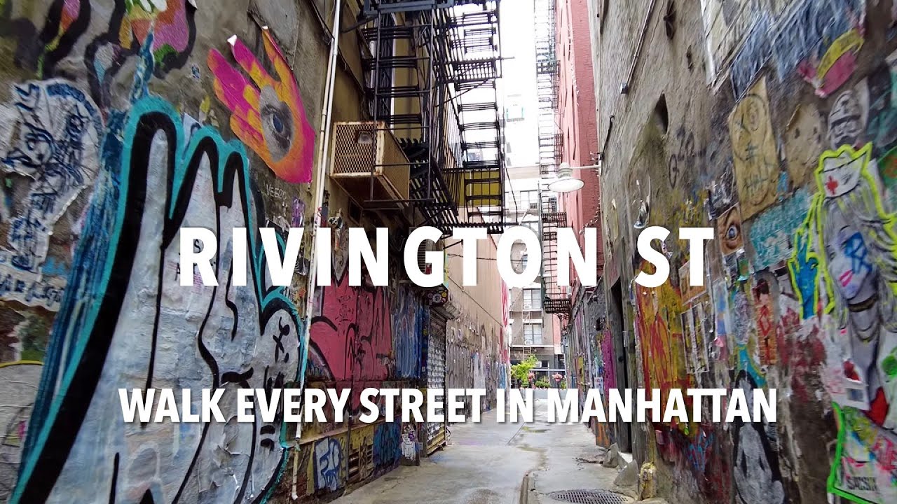 Walking Manhattan | Rivington Street w/ Freeman Alley | The Bowery ...