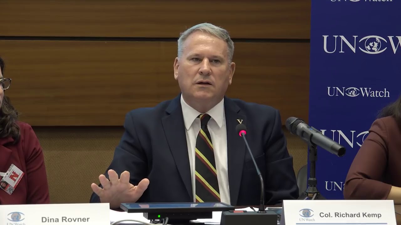 Blackstone Intelligence, Col Richard Kemp on UN Gaza Protests Inquiry ...