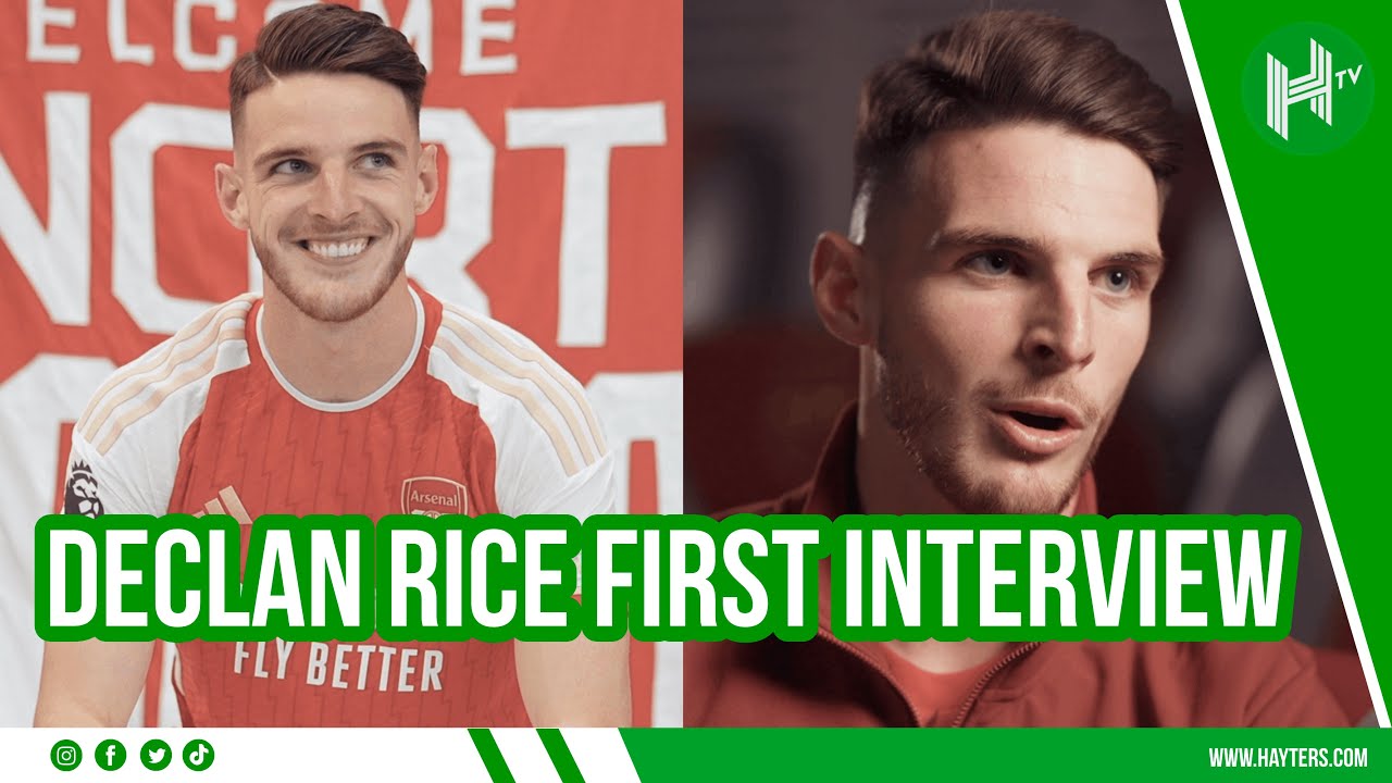 I want my BEST years to be at Arsenal! | Declan Rice FIRST interview ...