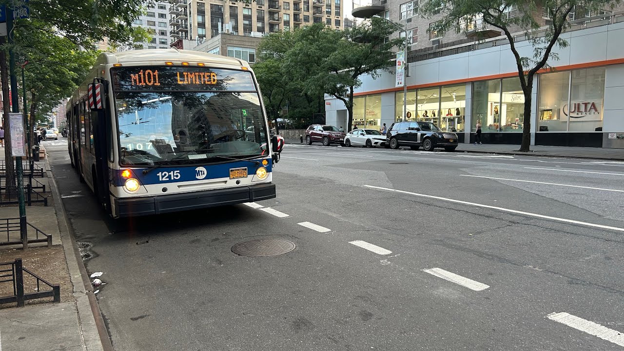 MTA Special: On Board 2010 Novabus LFS Artic #1215 On The M101 Limited ...