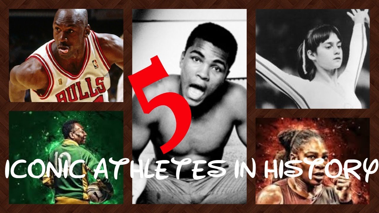 5 ICONIC ATHLETES in the History of Sports | 5 Most iconic athletes in ...