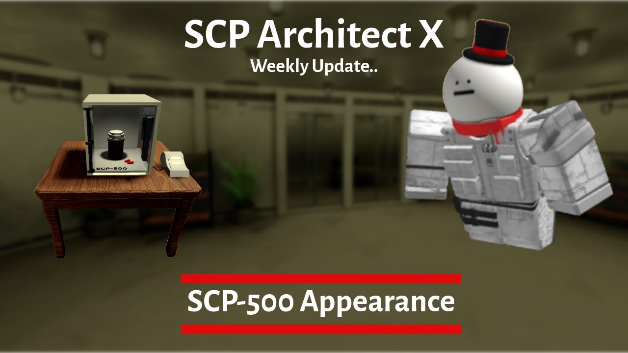 SCP Architect X | SCP-500 + New wall pack.. - YouTube