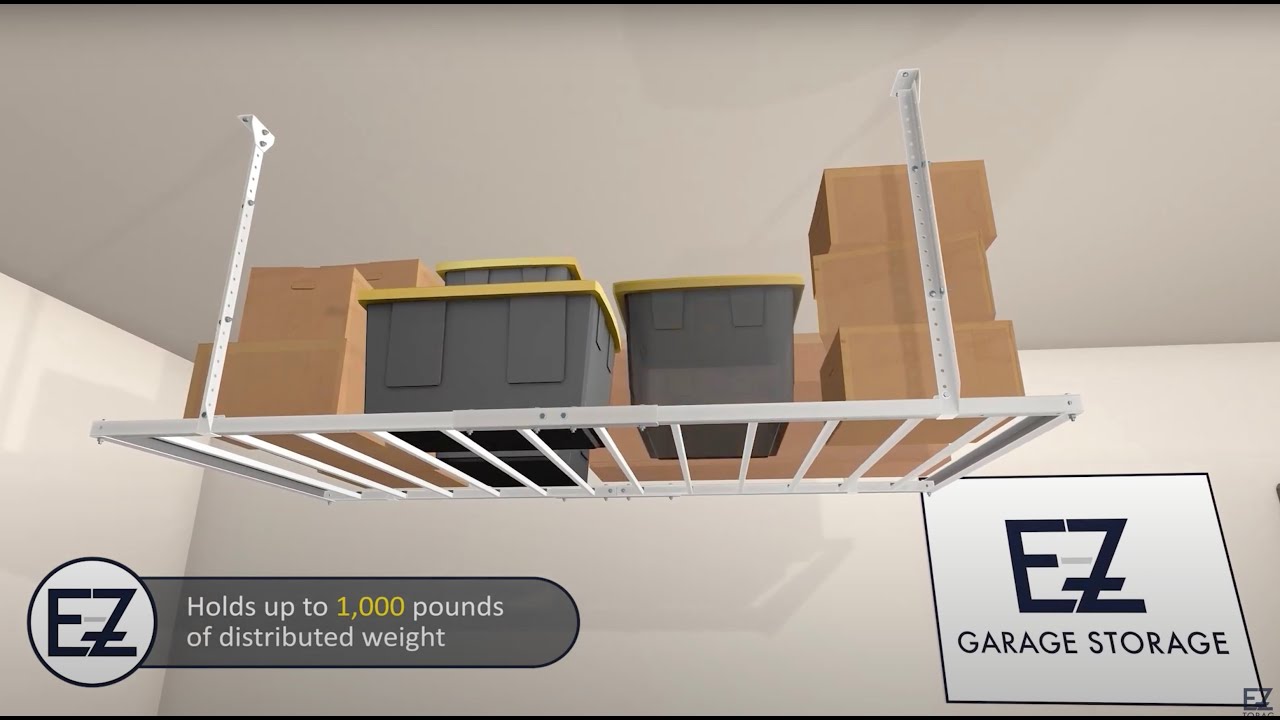 E-Z Garage Storage 4'X4', 4'X6', 4'X8', and Combo Heavy Duty Pro ...