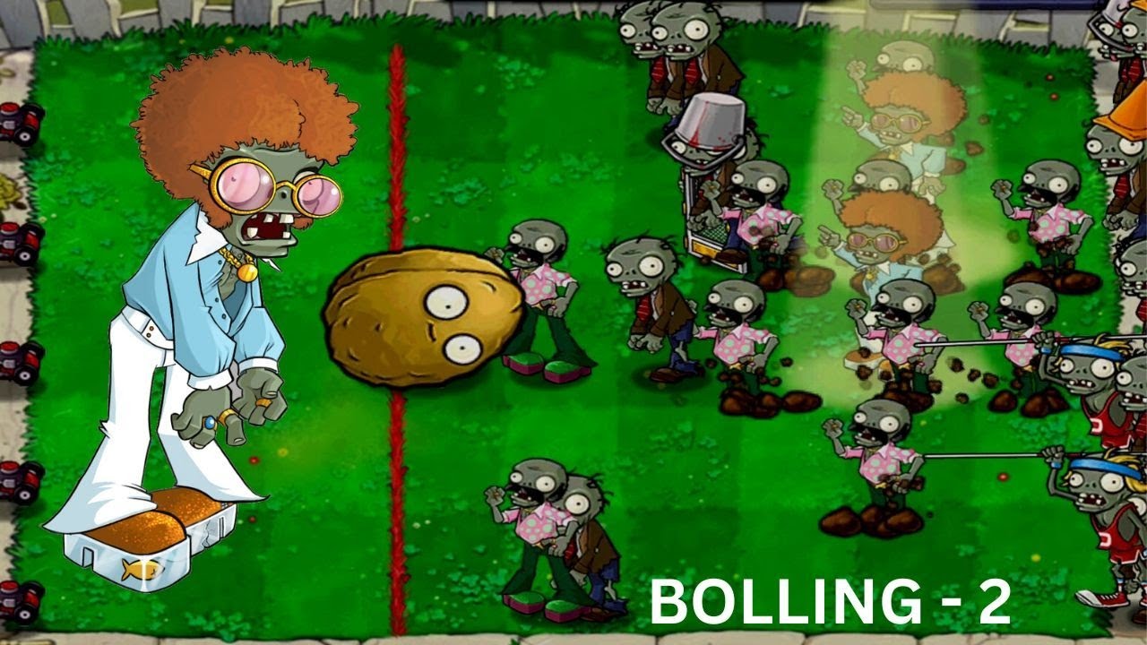 BOLLING - 2 | Plants vs Zombies MiNi Games | Zombie Gaming HD video ...
