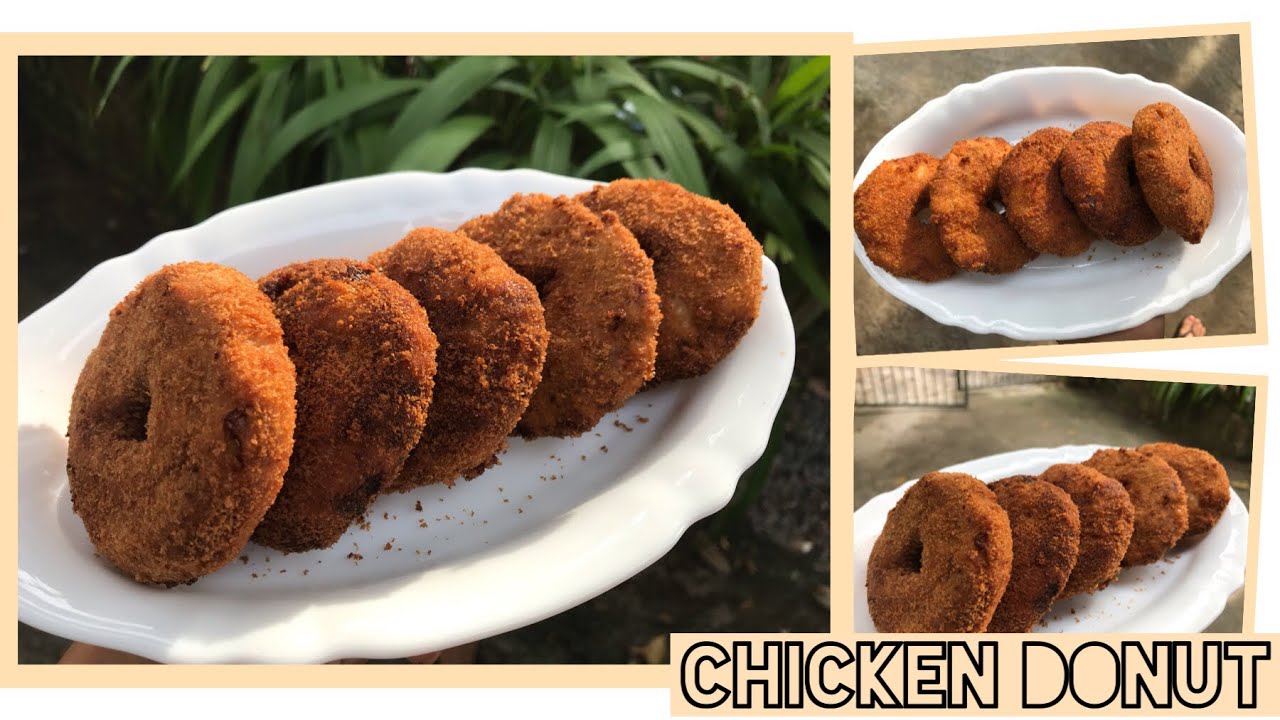 Crispy chicken donut recipe |chicken doughnuts |easy snack |Mom&Me ...