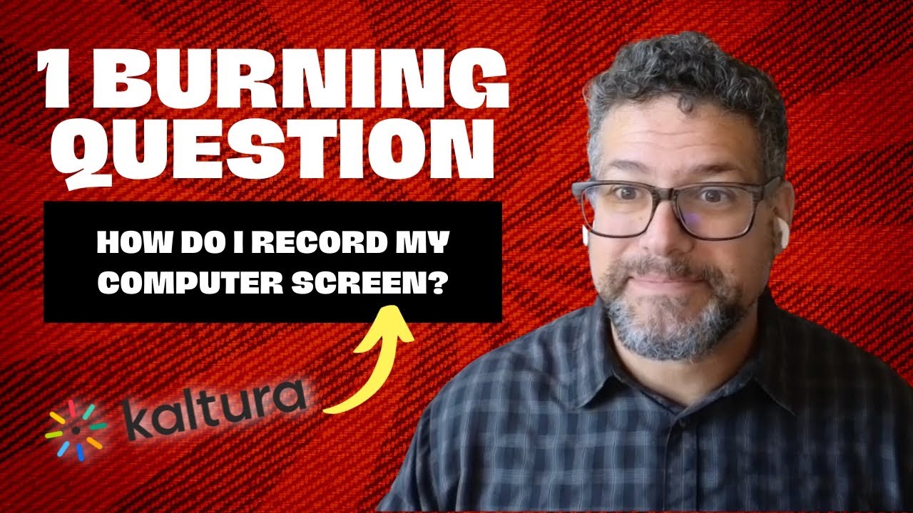 1BQ, S2E7 - How Do I Record a Screen Capture Using Kaltura? - YouTube