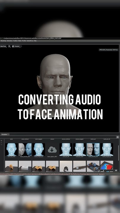 Audio 2 Face | Converting Voice Recording Into Face Animation - YouTube