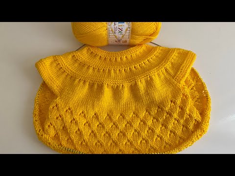 YENİ ÖRGÜYE BAŞLAYANLARIN KOLAYLIKLA YAPABİLECEĞİ YAKADAN BAŞLAMA BEBEK YELEĞİ BAŞTAN SONA ANLATIMI✅