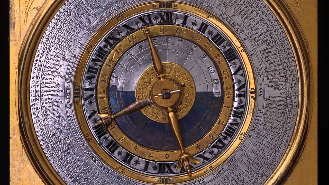 David Weber, Gilt-Brass and Silver Table Clock - YouTube