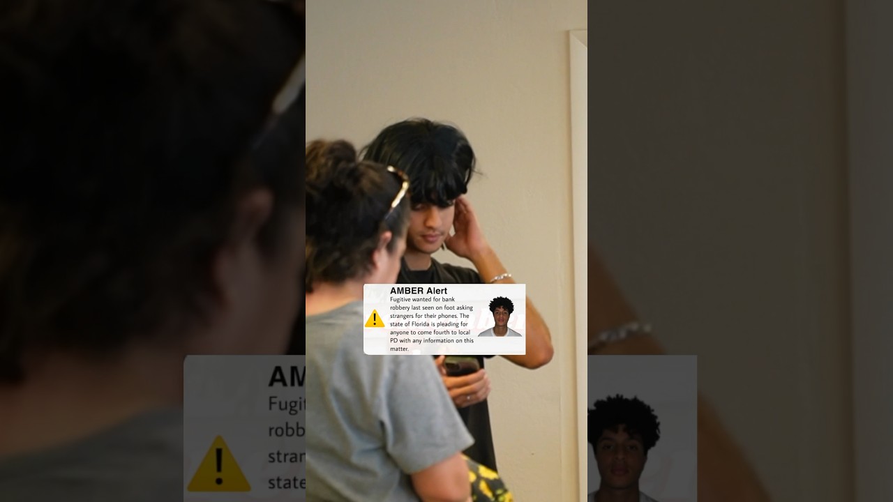 Fake Amber Alert for my self prank via:@AshAlkk #pranks #ashalk - YouTube