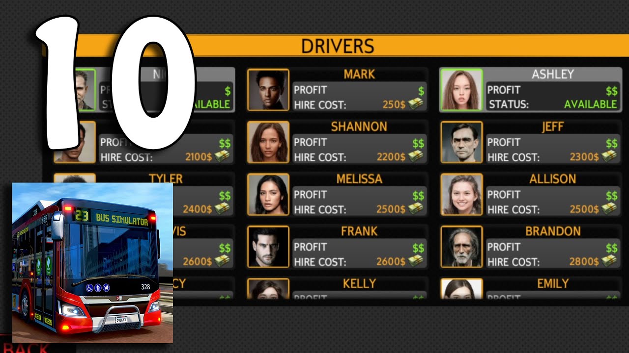 Bus Simulator 2023 - Drivers - Gameplay Walkthrough Part 10 (Android, iOS) - YouTube