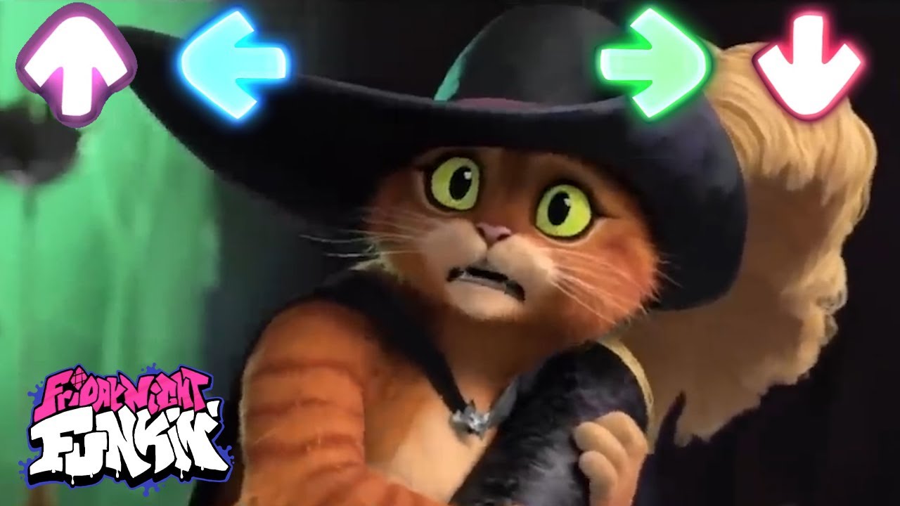 PUSS VS WOLF IN FNF l Friday Night Funkin' with Puss in booth - YouTube