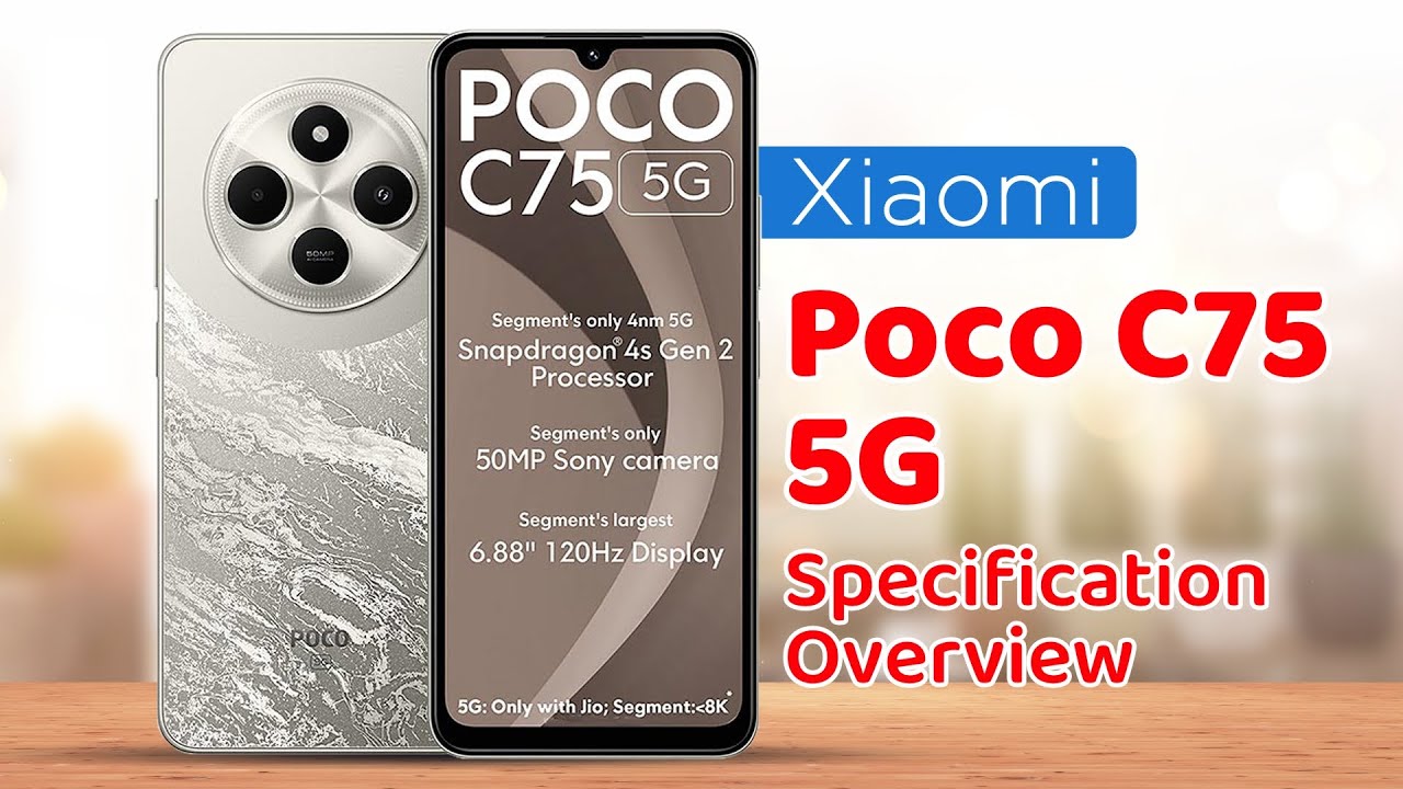 Xiaomi Poco C75 5G Specification Overview - YouTube