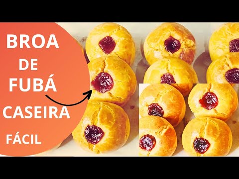 COMO FAZER BROA DE FUBÁ COM GOIABADA_facil e rápido! Aqui te conto o ...