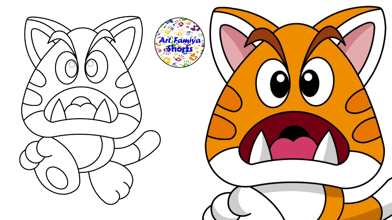 Sketch Goomba Cat | Goomba Cat Drawing | Super Mario | Sketch Drawing ...