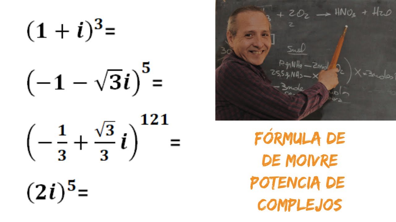 Fórmula de De Moivre Potencia de Complejos - YouTube