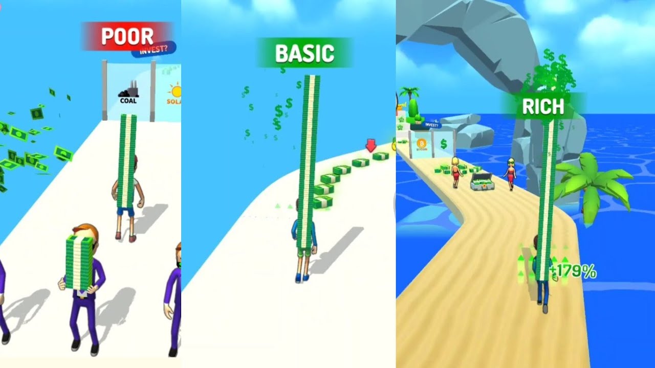 Investment Run - Poor To Rich | App game- Android game - YouTube