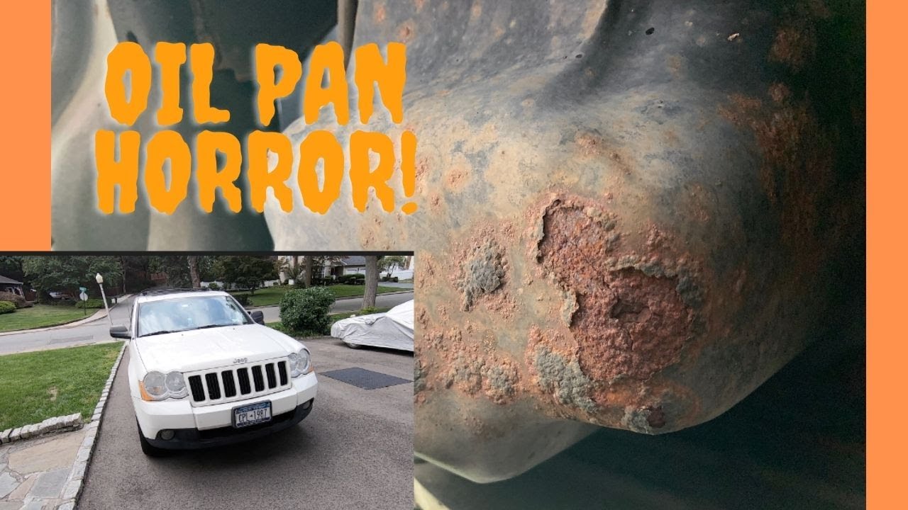Shocking amount of RUST on our Jeep Oil Pan! - YouTube