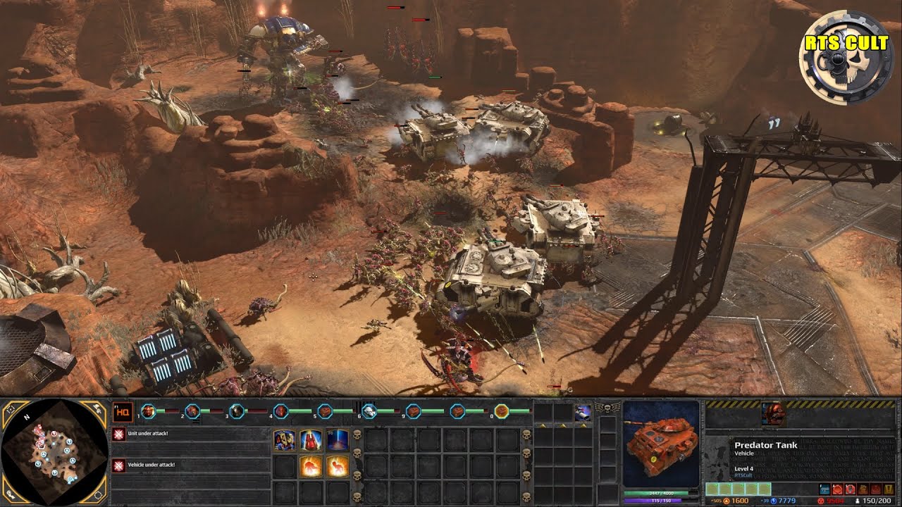 Clash of Titans Space Marines vs Tyranids in 1v1 Dawn of War II Codex ...