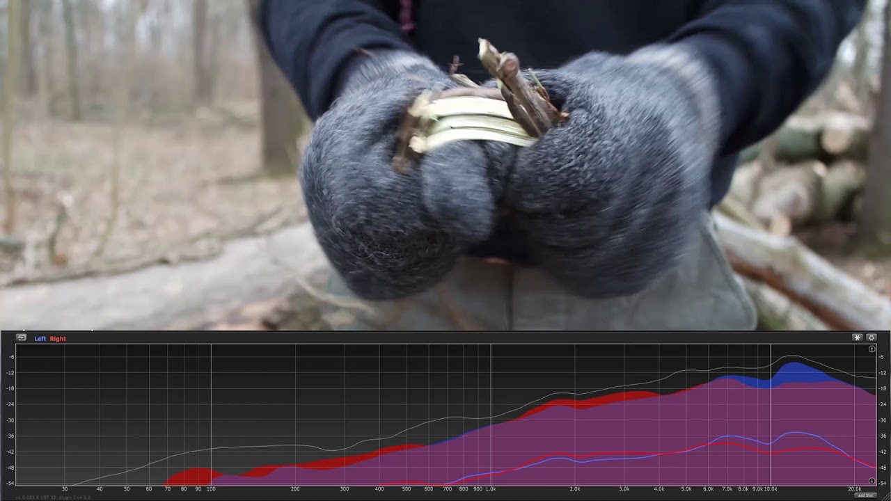 Field recording #14 wood stick breaking recording with zoom h2n - YouTube