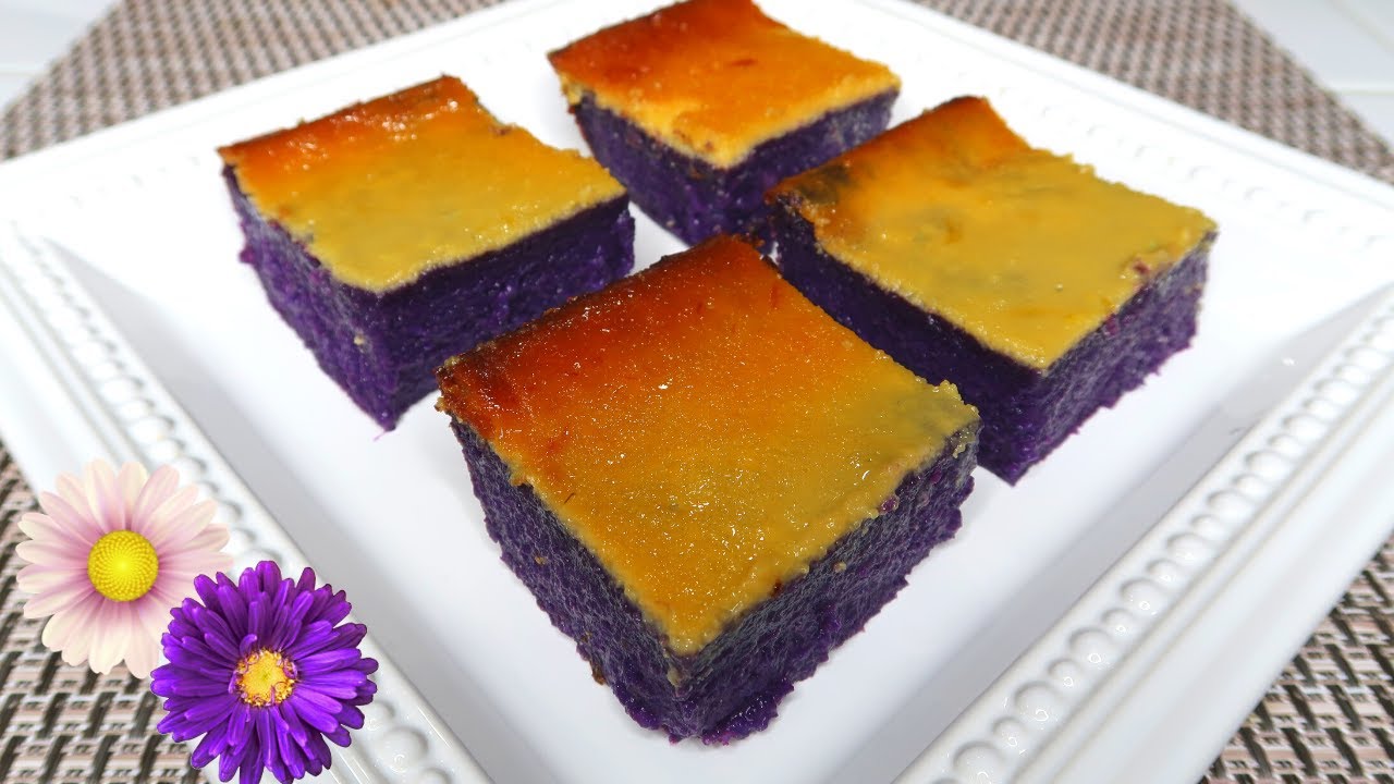 UBE BIKO WITH HALAYA AT MAY YEMA PA | SPECIAL BIKO RECIPE - YouTube