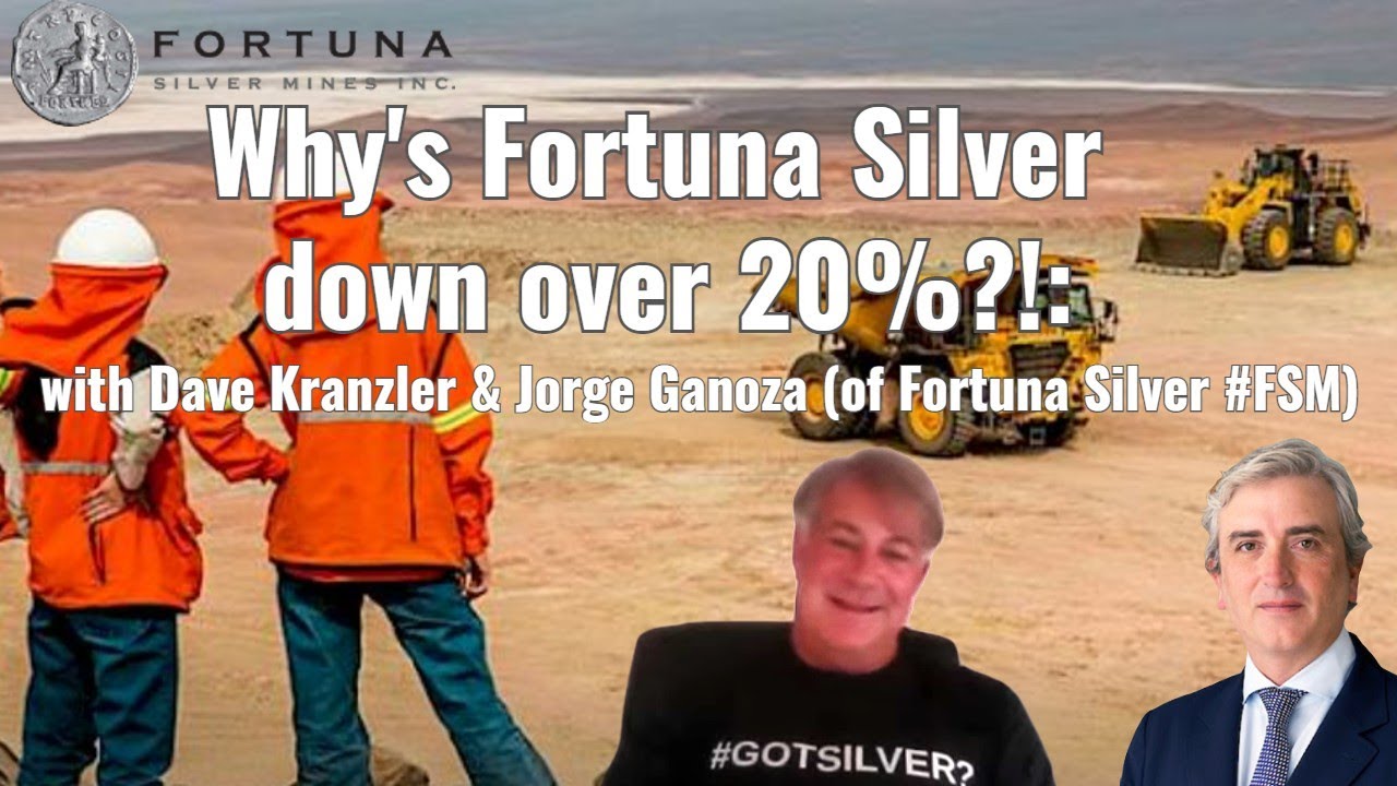 Why is Fortuna Silver down over 20%?!: Dave Kranzler & Jorge Ganoza (of ...