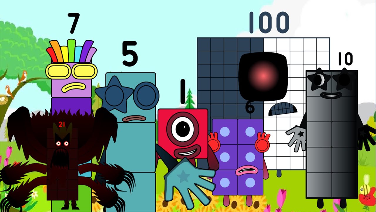 Uncannyblocks Band Massive Different 1 to 100 @numberblocksbasics1220 ...