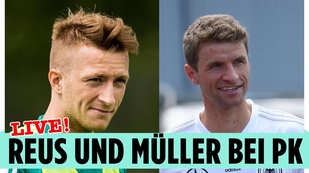 Marco Reus und Thomas Müller stehen Rede und Antwort - YouTube