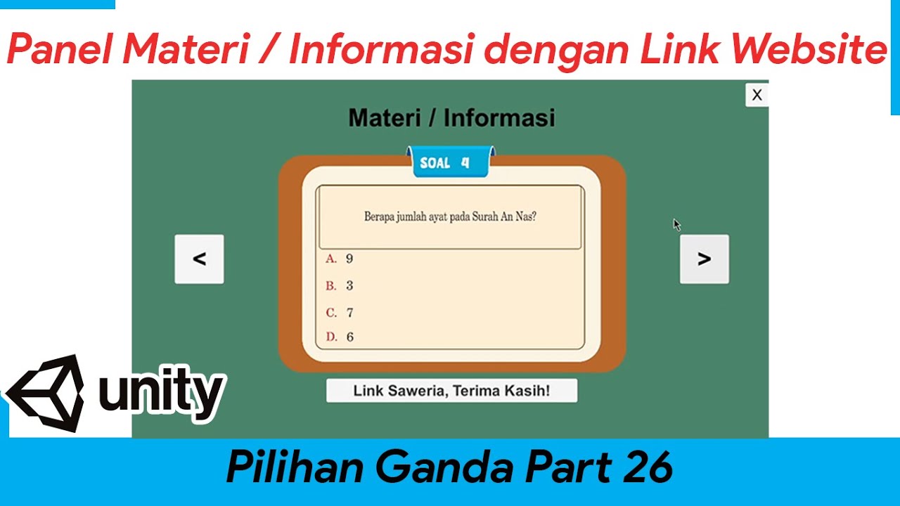 Membuat Panel Materi ataupun Informasi Berserta Dengan Link Website ...