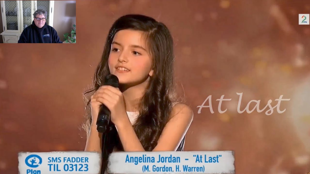 Angelina singing "At Last" on a Huge stage , Absolutely heart touching ...