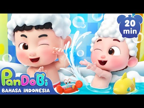 Yuk Kita Mandi dengan Senang | Lagu Mandi Anak | Lagu Anak-anak | Super Pandobi Bahasa Indonesia