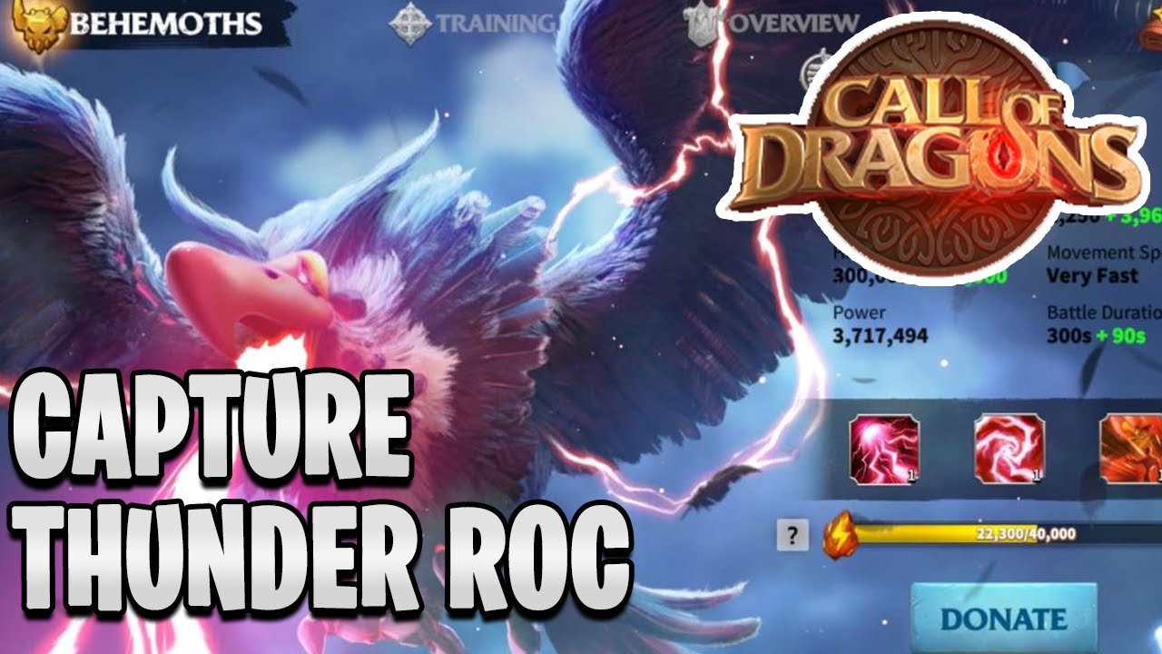 How to Defeat Thunder RoC Behemoth | Call of Dragons - YouTube