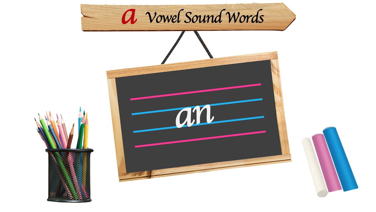 an words family || an sound words || vowel sound words || learn vowels ...