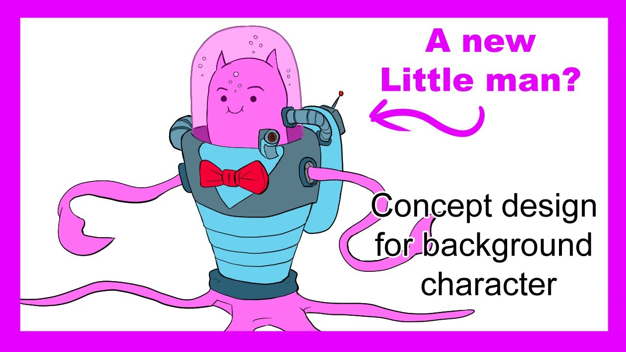 Did an Alien Bartender concept for my Webcomic - YouTube