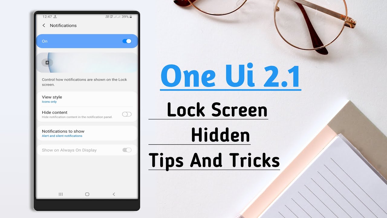 One Ui 2.1 After Update Lock Screen Tips And Tricks Hidden - YouTube