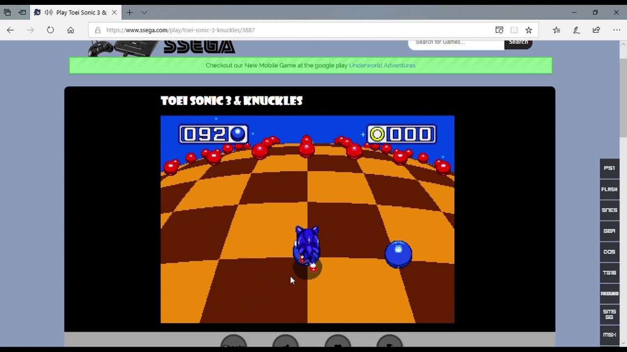 Toei sonic 3 and knuckles - YouTube