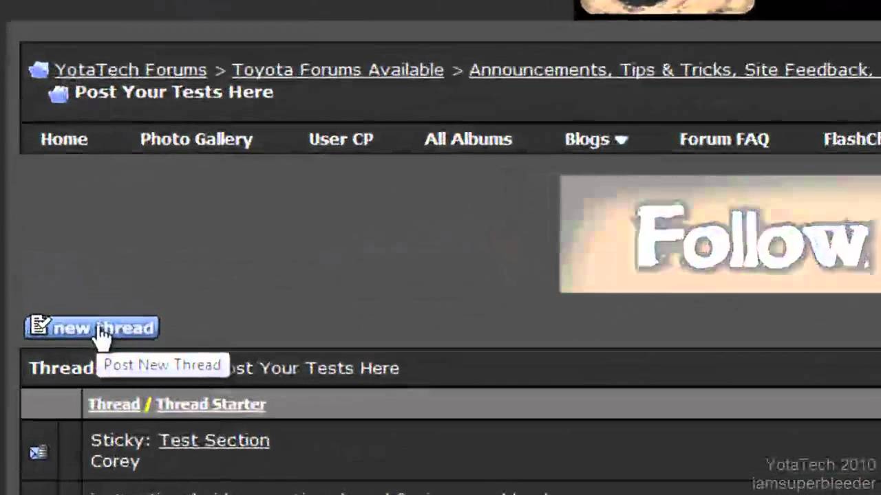 YotaTech Forums - Searching and Creating New Threads.mp4 - YouTube